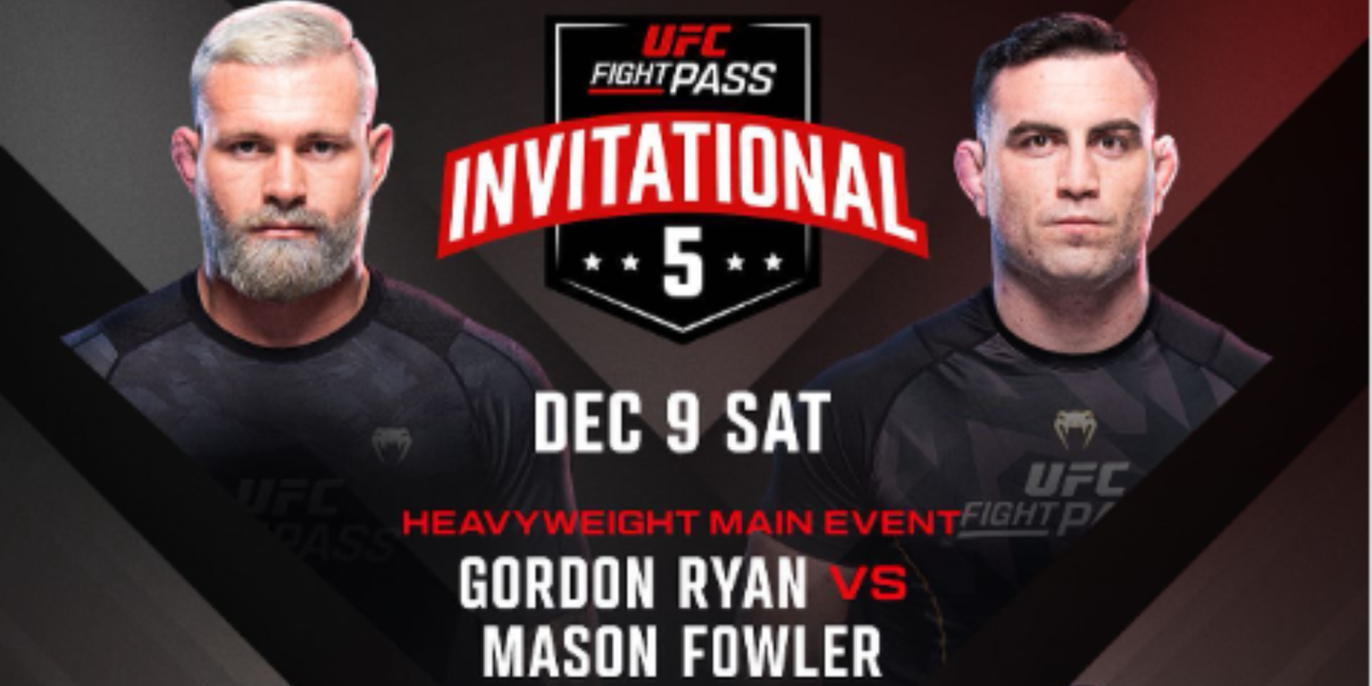 Gordon Ryan Faces Mason Fowler At UFC Fight Pass Invitational 5 ...