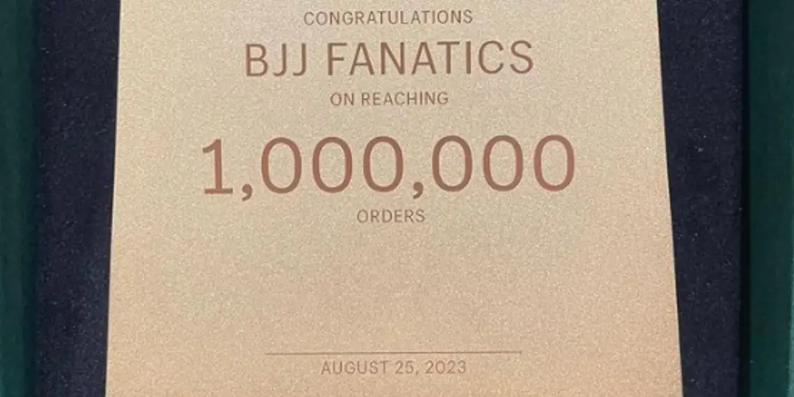 BJJ Fanatics Celebrates One Million Sales - Jitsmagazine.com