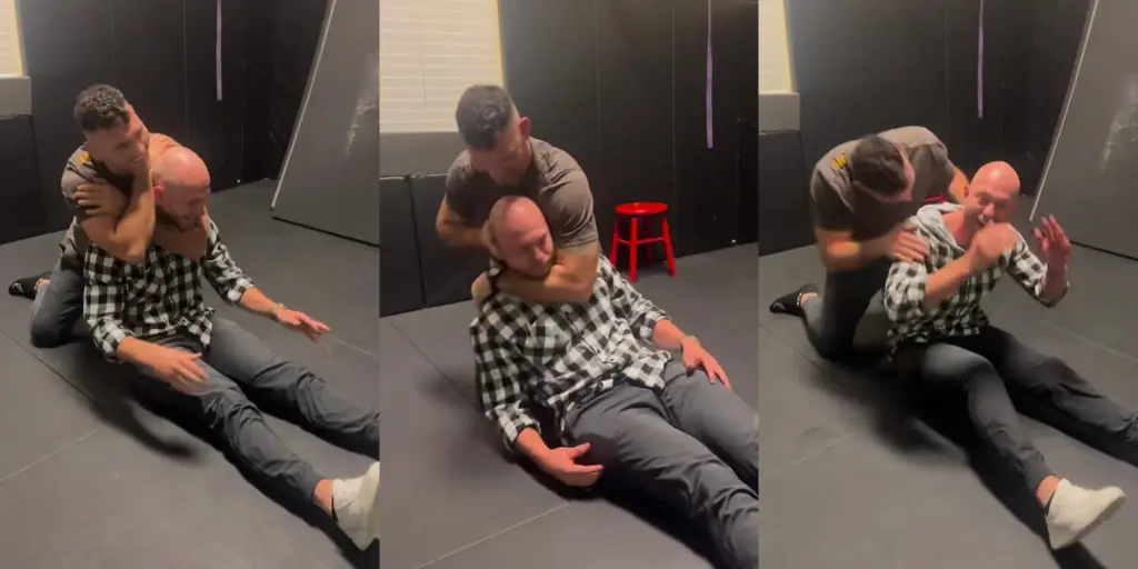Watch Chris Weidman Choke Out Poker Player To Settle Debt ...