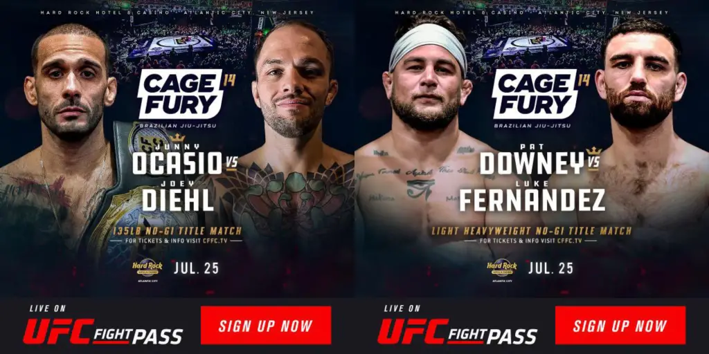Star-Studded Matches Announced For Cage Fury BJJ 14 Lineup ...
