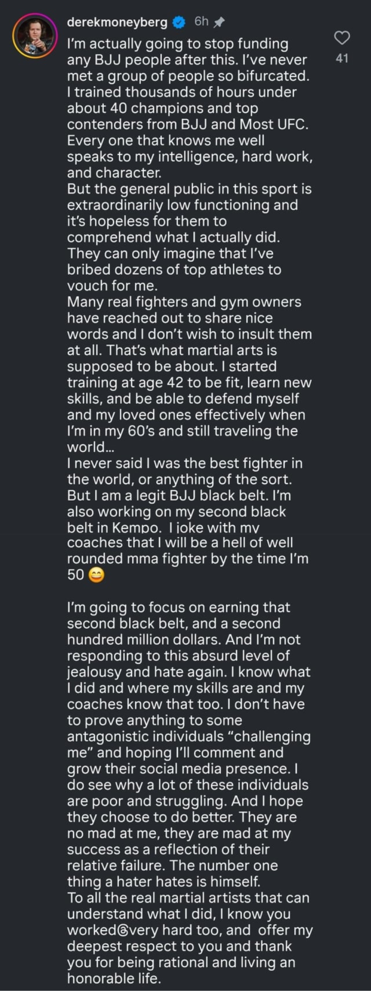 Derek Moneyberg Fires Back After Facing Criticism For His 3.5 Years To ...